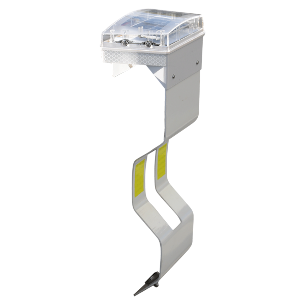 サントムーン GPS搭載 ガードレール用 LED同期発光点滅灯 TC-G150-WO | 株式会社セイフティープロ